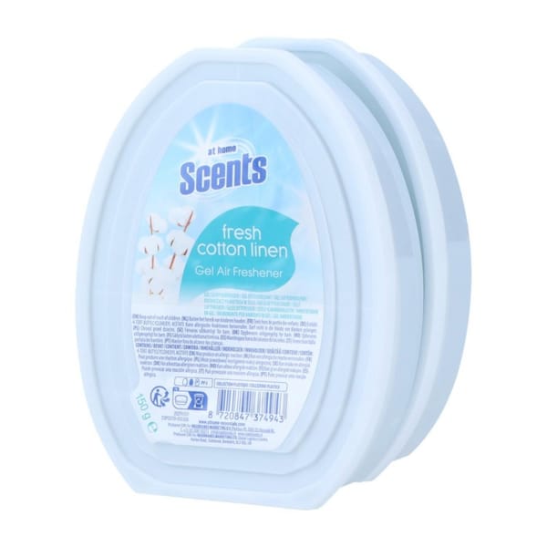 At home scents gel desodorisant fraicheur coton x2